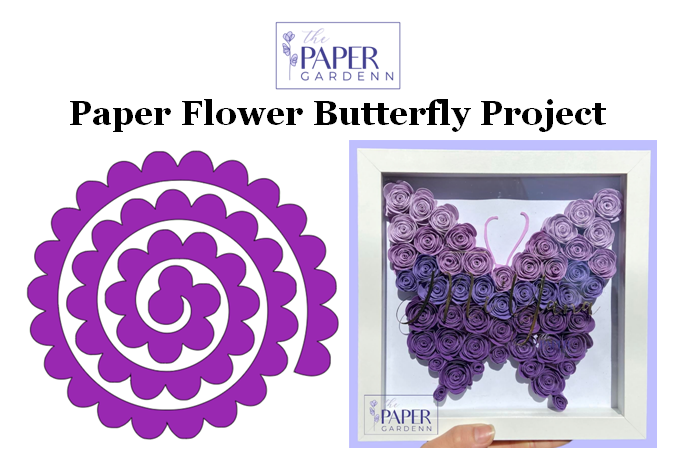Butterfly Paper Flower Template Project – thepapergardenn