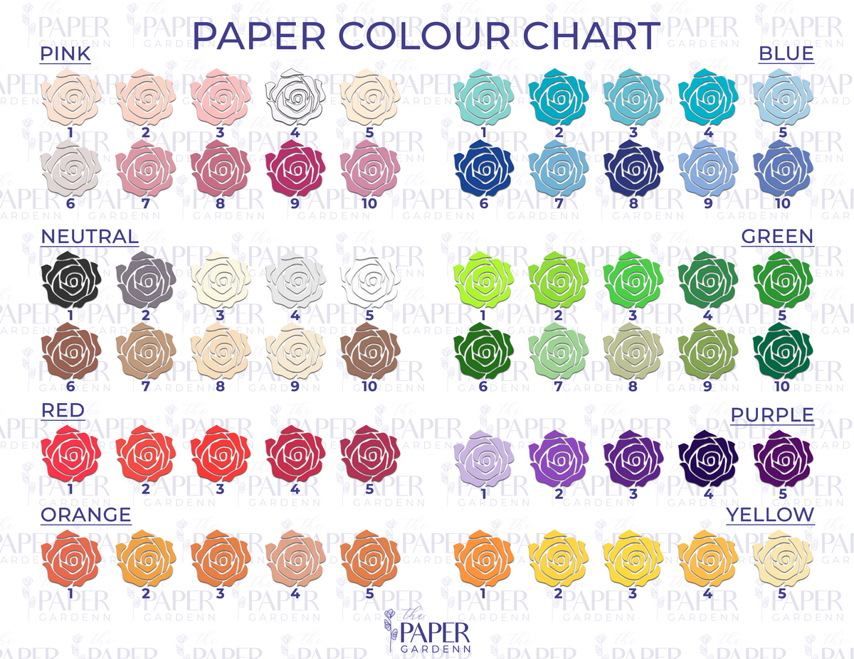 DIY Paper Flower Craft Kit [8x8" Rosebud] – thepapergardenn