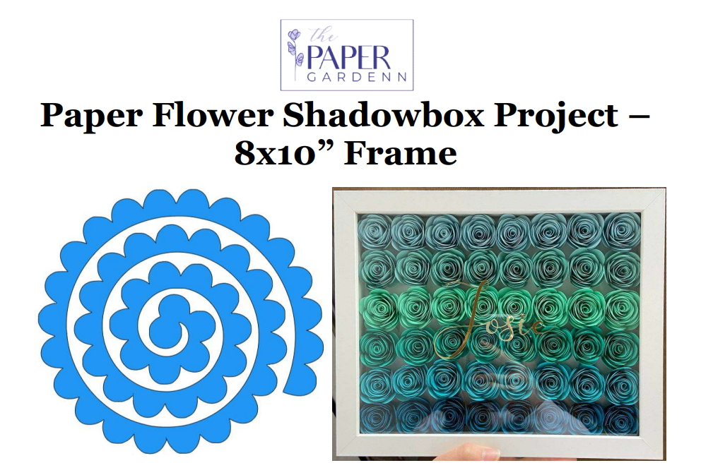 Rosebud Paper Flower Template Project – thepapergardenn